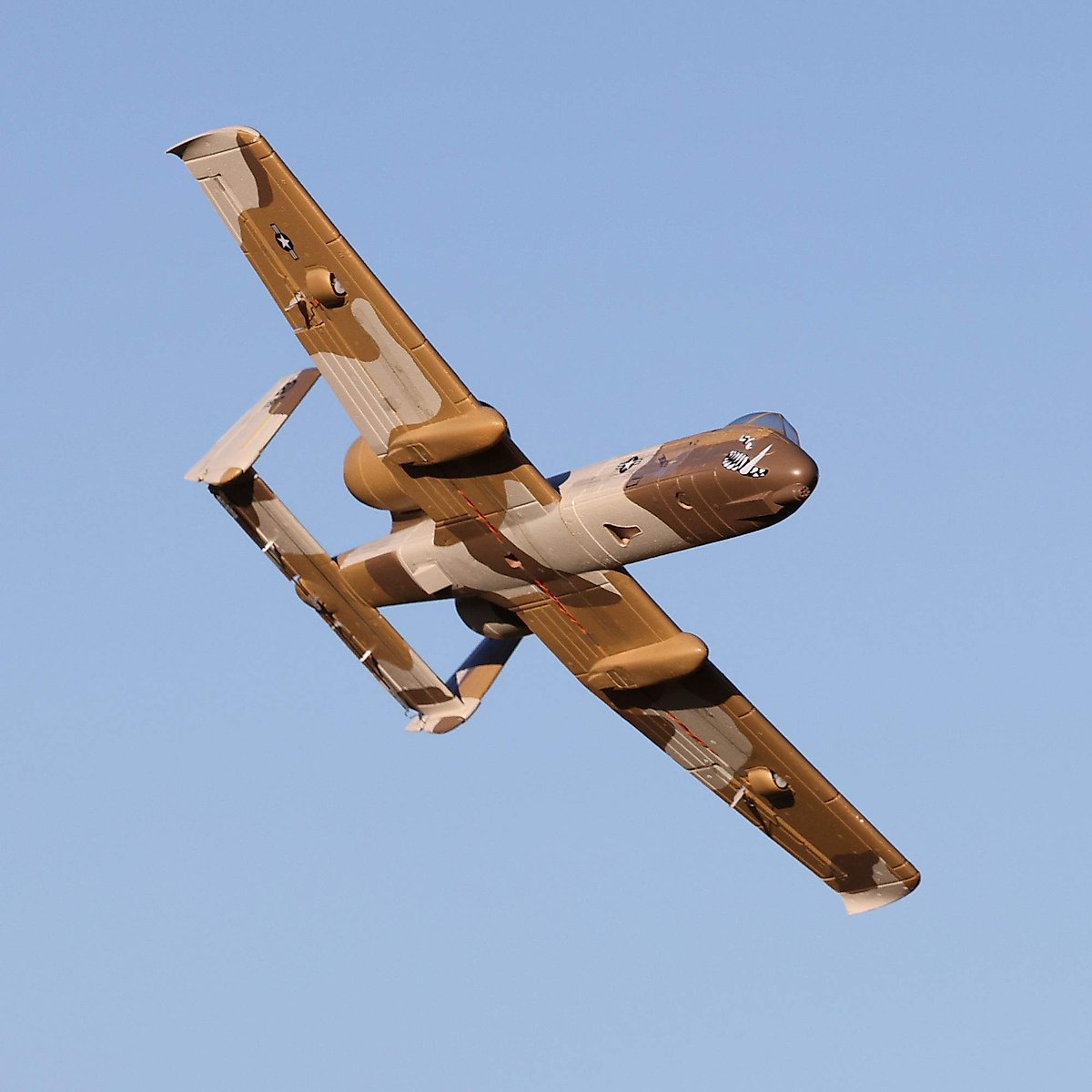 E-flite RC Airplane UMX A-10 Thunderbolt II 30mm EDF BNF Basic Transmitter Battery and Charger not Included with AS3X and Safe Select 562mm EFLU6550