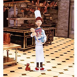 Disney Pixar Featured Favorites Ratatouille Pack with Posable Linguini Figure, Remy & Emile Figures & Accessories, Authentic Look, Collectors Gift Ages 6 Years & Older