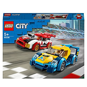 LEGO 60256 City Nitro Wheels Racing Cars Toy with 2 Race Drivers Minifigures, Rally Vehicles for Kids 5+ Year Old