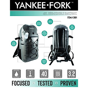 Yankee Fork - Submersible Backpack - Complete Waterproof Protection - 40 Liter Capacity - 3.2 lbs