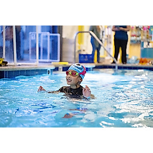 FINIS DragonFly Goggles - Kids Swim Goggles for Ages 4-12 with UV Protection, Buoyant Neoprene Strap, and Durable Lenses - PVC- and Latex-Free - Scales