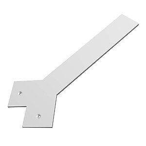 Liberty Hidden Counter Corner Support (14 inch, White) - Federal Brace - Made in America