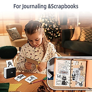 Phomemo Picture Printer, M02 Mini Pocket Printer for iPhone Android, Great for Early Education, Study Notes, Journal, Receipts, Notes,Lists, QR Codes