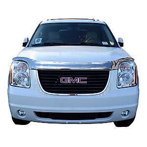 Auto Ventshade [AVS] Hood Shield | High Profile, Chrome | 680837 | Fits 2007 - 2013 GMC Yukon XL 2500, 2007 - 2014 GMC Yukon/Yukon XL 1500 (Excludes Hybrid Models)