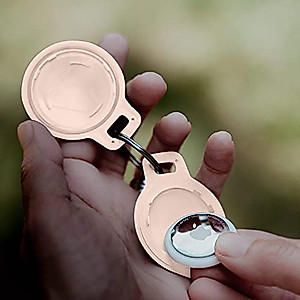 AirTag Dog Tag Waterproof Pet Holder for Apple Updated Model (Soft Pink)