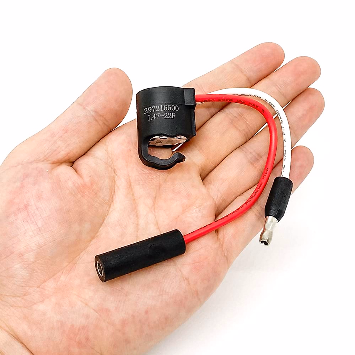 297216600 Refrigerator Defrost Thermostat Replacement Part Compatible with Frigidaire Electrolux Refrigerator/Kenmore Freezer Thermostat, Replaces AP4374171 PS2350702 1483781 216731000 216872200