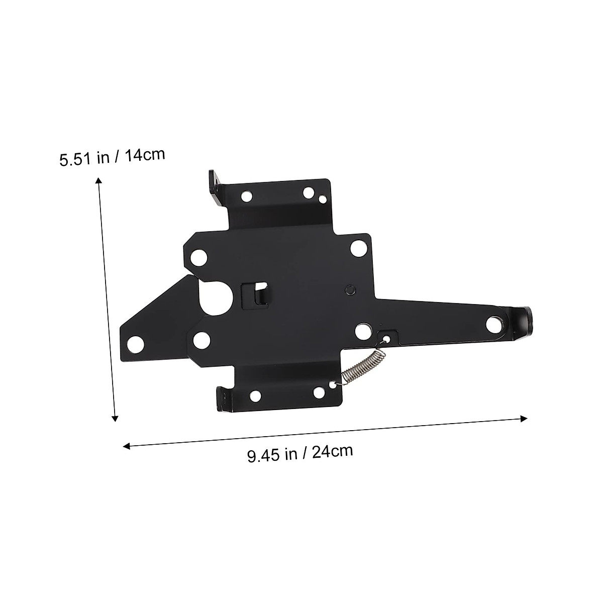 Fence Door Hinge Gate Locks for Outdoor Fence Hidden Door Gate Latches for Metal Door Closer Hinge Metal Fencing Double Sided Door Lock Fence Gate Lock Gate Locks for Wooden Fence
