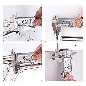 XMCX Accordion Wall Mounted Laundry Drying Rack Expandable Foldable Clothes Drying Rack Airer 304 Stainless Steel Dryer Collapsible Space Saver Easy Storage (Size : 50cm/19.7inch)