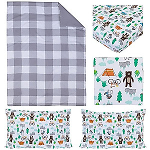 Carter's - Woodland Boy - 4pcToddler Bed Set