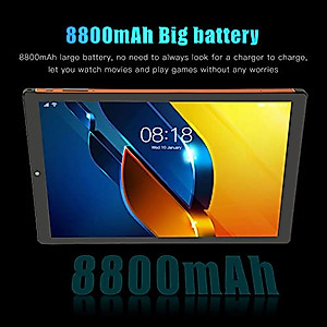 Pomya 10.1 Inch 5G WiFi Tablet, 1960x1080 IPS 10 Cores HD Calling Tablet for 12, 6GB 128GB Memory Dual Cameras PC Tablet for Work, Study, Game