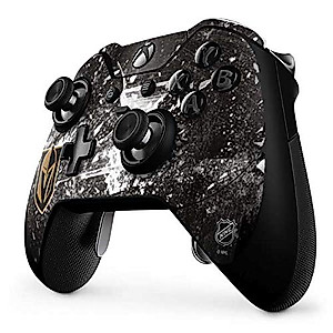Skinit Decal Gaming Skin compatible with Xbox One Elite Controller - Officially Licensed NHL Vegas Golden Knights Frozen Design