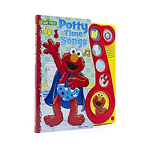 Sesame Street - Elmo Potty time Songs Little Music Note Sound Book - PI Kids