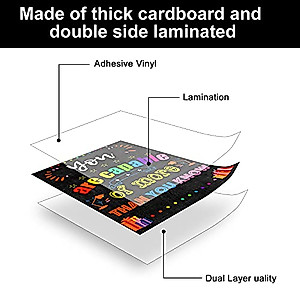 13 pieces Inspirational Wall Decor Motivational Poster for School Classroom Poster Bulletin Board Set Positive Quote Wall Art with Welcome Sign for Students Home School Office Counselors Teachers