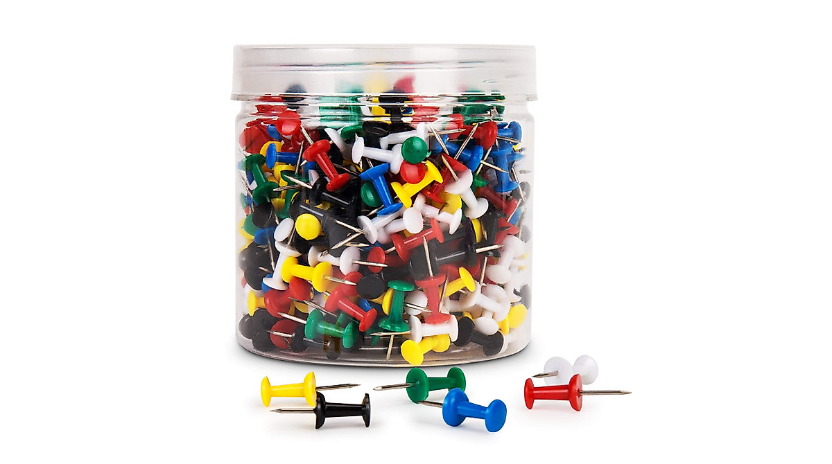 400 Pcs Push Pins for Office & Home Organization | BetyBedy