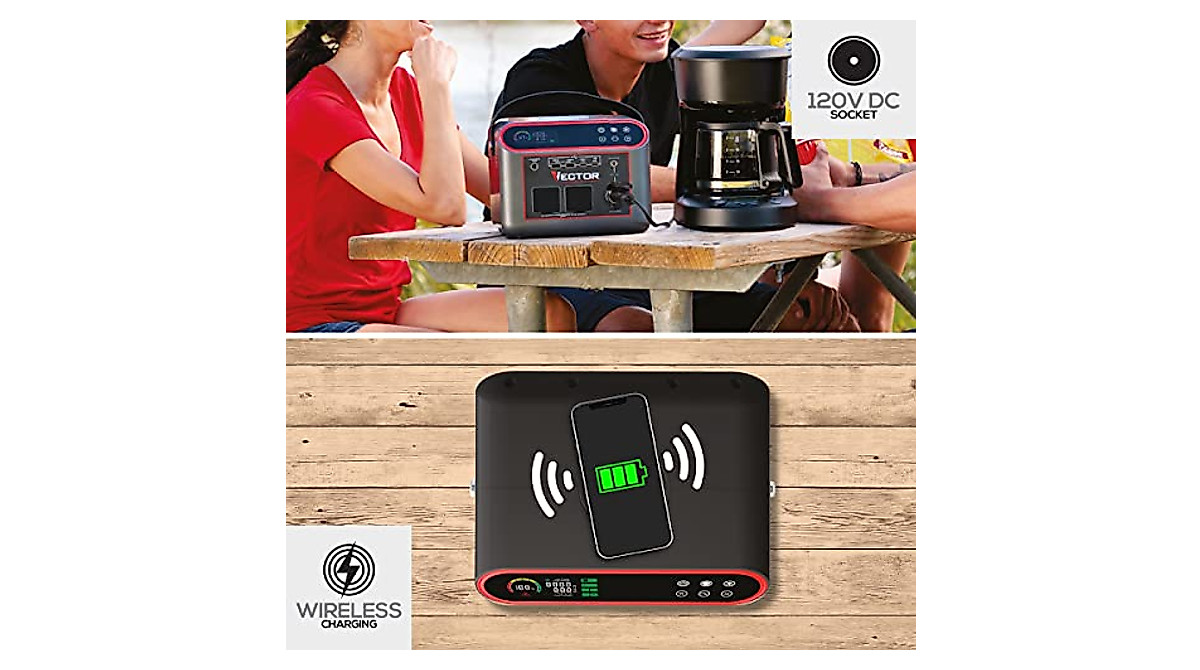 VECTOR VECLIPS6 733W Power Station - Charge 9 Devices