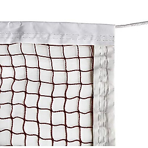 DOURR Badminton Tournament Net with Rope Cable (20 FT x 2.5 FT) (with Nylon Rope Cable)