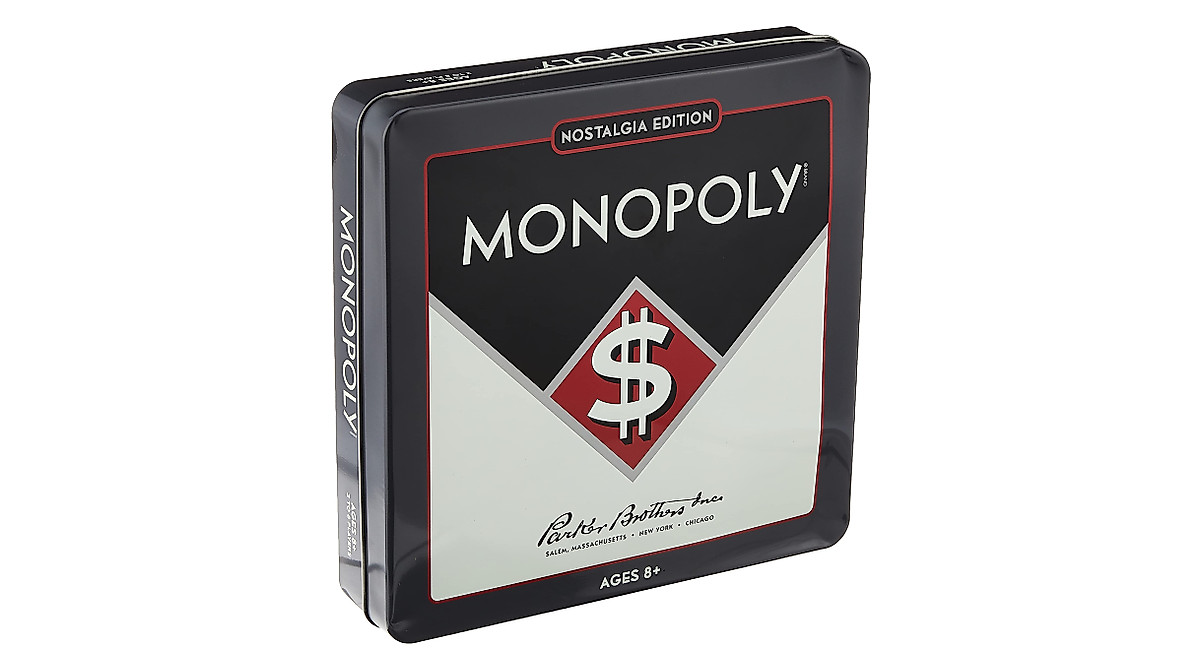 Monopoly Nostalgia Edition Collectible Tin - Vintage Board Game