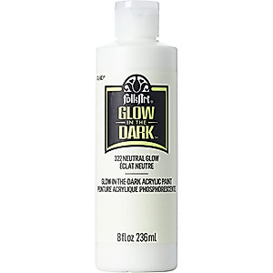 FolkArt glow in the dark paint, 8 oz, Neutral 8 Fl Oz