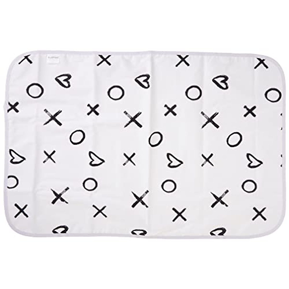 Kushies Deluxe Change Pad Flannel, XO Black & White (P210-639)