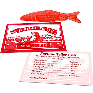 ArtCreativity Large 3.5 Inch Mood Fortune Teller Fish - Set of 72 - Cool Novelty Toy for Kids and Adults - Fun Science Learning Aid - Christmas Party Cracker Toy, Birthday Party Favor