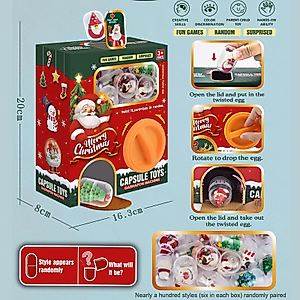 GBSELL Christmas Surprise Lucky Draw Machine Props, Interesting Gachapon Machine for Surprise, Festival Lucky Gacha Machine