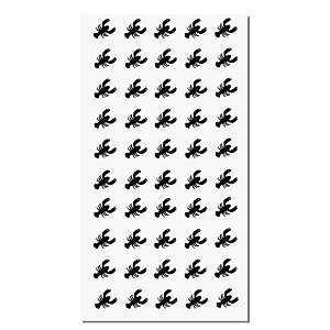 Meal Choice Stickers for Place Cards, Wedding Meal Selection, Meal Stickers for Place Cards Wedding, Food Choice Stamps for Place Cards, Menu Selection Stickers (Black, Lobster)
