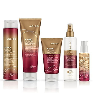 K-PAK Color Therapy Luster Lock Instant Shine & Repair Treatment | For Color-Treated Hair | Boost Color Vibrancy | Repair Breakage | With Keratin & Argan Oil | 5.1 Fl Oz