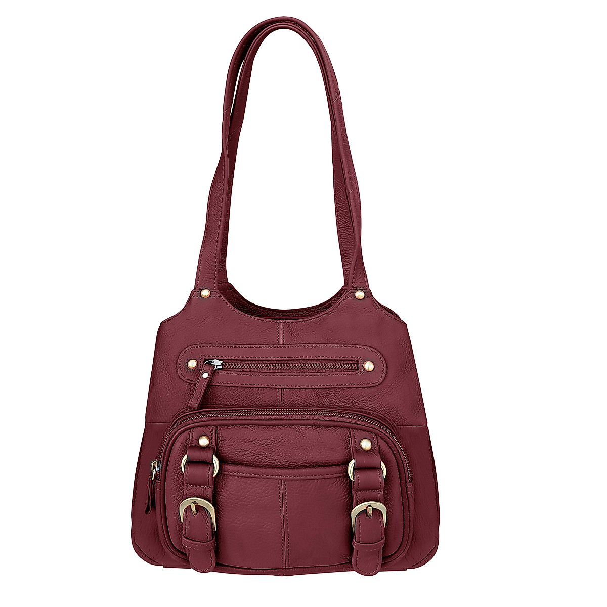 Roma Leathers Gun Concealment Purse - Wine