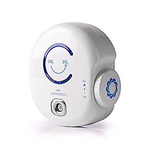 Airthereal B50 Mini Ozone Generator Air Purifier- Removes Odors and Sterilizes Air in Small Spaces Up To 320 Sq Ft - Plug in Mini Air Ionizer, Adjustable Ozone Output of 10-50 mg/h