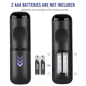 JNGKE Roku Replacement Remote Control Only for Roku TV, for TCL Roku/Hisense Roku/Onn Roku/RCA Roku/Sharp Roku ect, with Netx/Disn+/YouTub/Hu Buttons【Not for Roku Stick & Box & Player】