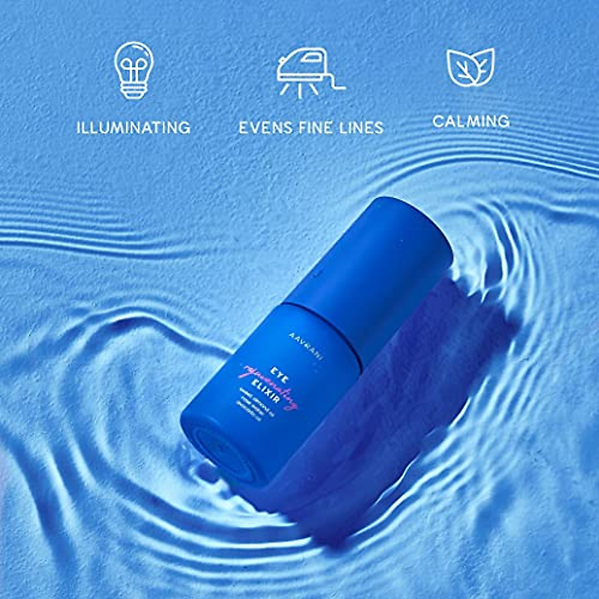 AAVRANI Eye Rejuvenating Elixir, Clinically Proven to Reduce Puffiness, Dark Circles, Fine Lines and Wrinkles, Natural Anti-Aging Eye Cream with Avocado and Almond Oil, Rose Water & Vitamin E to Brighten, Smooth, & Restore Youthful Radiance, Gifts and Sto