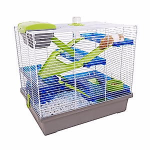 Pico XL Silver & Green - Hamster & Small Animal Home/Cage