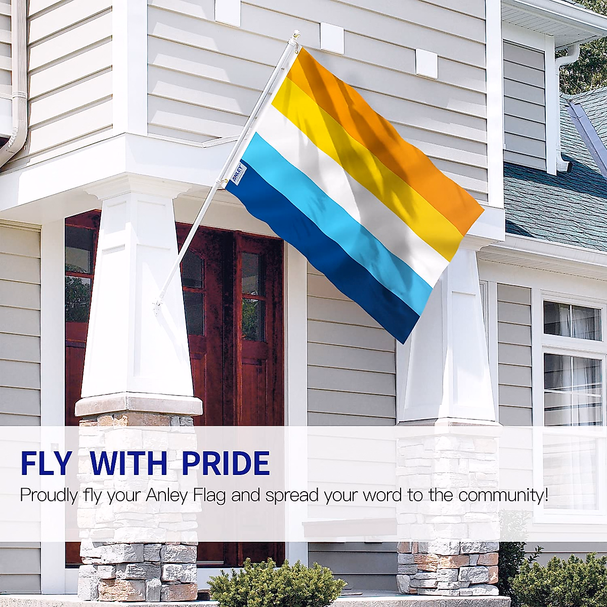 Anley Fly Breeze 3x5 Foot Aroace Pride Flag - Vivid Color and Fade ...