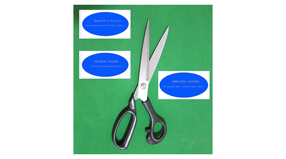 Heavy-Duty Utility Scissors Set - 12-Inch & 4.5-Inch