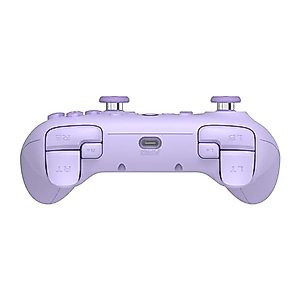 8Bitdo Ultimate 2C Wired Controller for Windows PC and Android, with 1000Hz Polling Rate, Hall Effect Joysticks and Hall Triggers, and Remappable L4/R4 Bumpers (Purple)