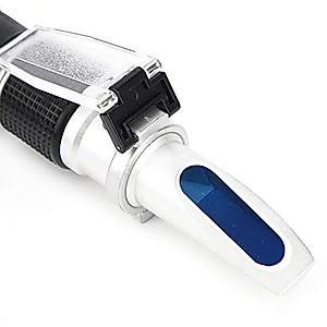 Fafeicy Refractometer Concentration Meter Brix Tester 0-90% for Automatic Temperature Compensation