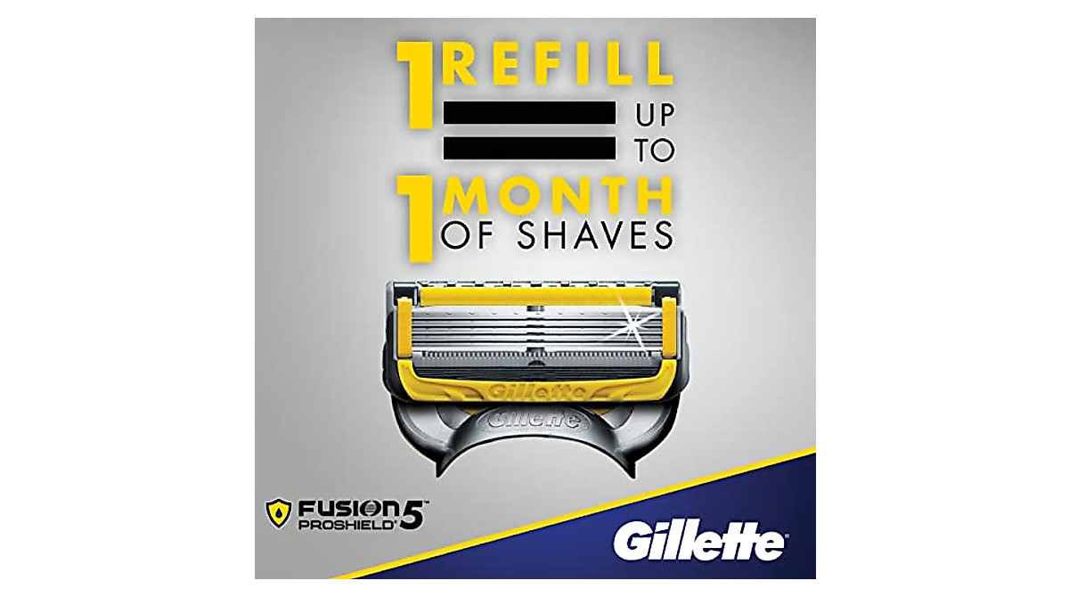 Gillette Fusion ProShield Cartridges 8 Pack - Smooth & Comfortable Shave