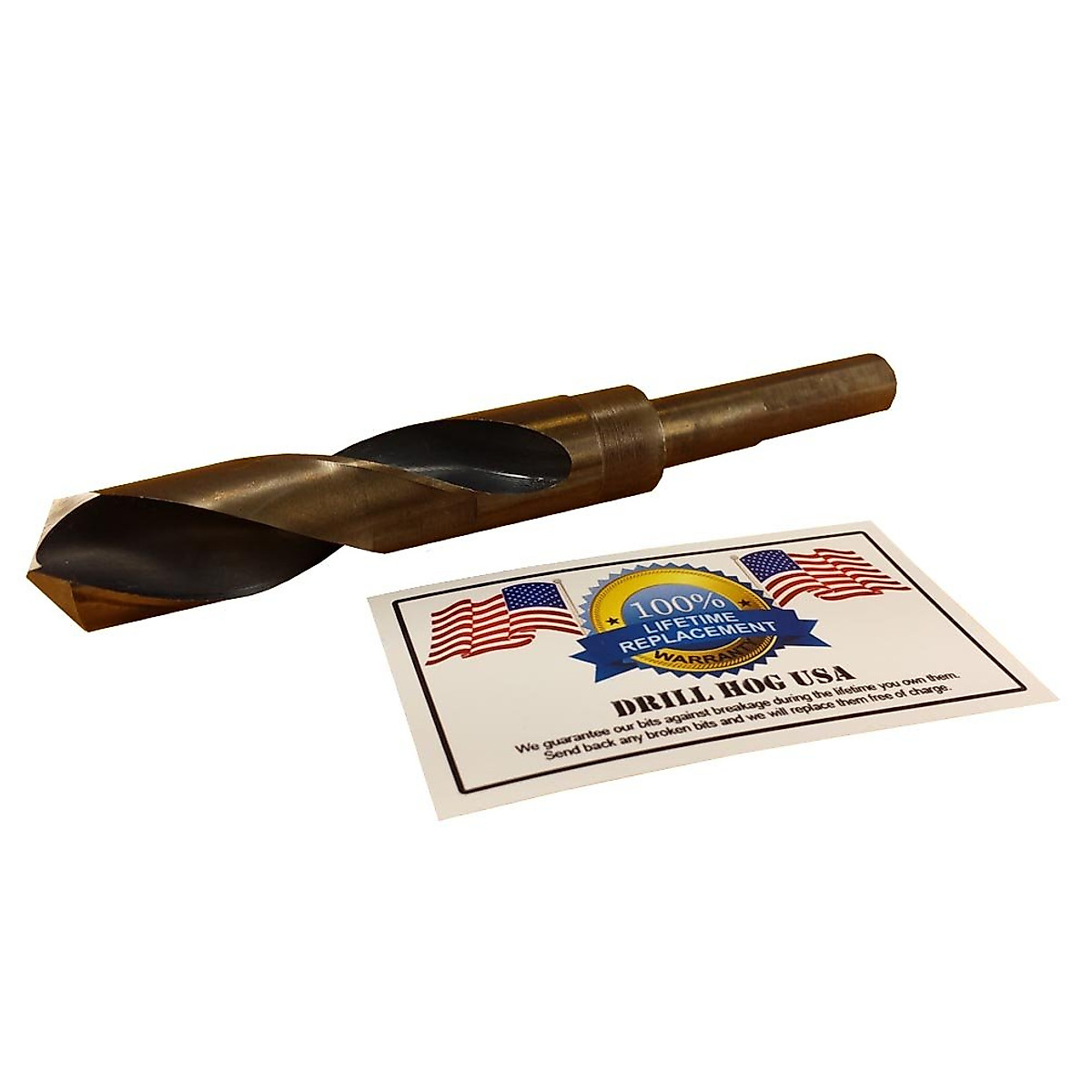 Drill Hog USA 13/16" Drill Bit 13/16" Silver & Deming Bit HI-Molybdenum M7