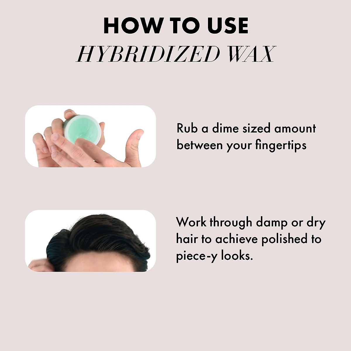 Hanz de Fuko Hybridized Wax – Premium Men’s Hair Styling Wax with Medium Hold & Satin Finish, 2oz