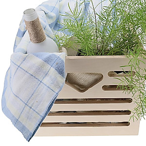 Good Wood by Leisure Arts Slotted Dovetail Crate, Wood Crate Classic Finish, Wood crates for Display, Wood crates for Storage, Wooden crates Unfinished, 18" x 12.5" x 9.5"