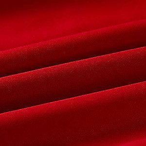 EALER BJW80 Womens Button Down Baseball Jersey, Blank Softball Team Uniform, Hip Hop Hipster Plain Tshirts Short Sleeve Active Tee Shirts Red