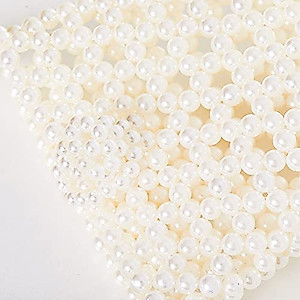 Grandxii Clutch Pearl Handbag for Women Bucket Bags Mini Handmade Evening Paty Wedding