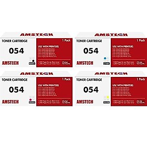 054 054H Toner Cartridge 4 Pack Compatible Replacement for Canon Cartridge 054 for Canon Color ImageCLASS MF644Cdw MF642Cdw LBP622Cdw MF642 MF644 Printer |Black Cyan Yellow Magenta|