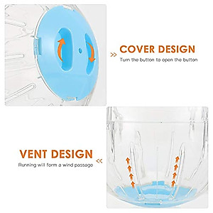 POPETPOP Hamster Running Ball Exercise Ball Small Animal Run- About Mini Ball Spinner Toys for Gerbils Mice Degus Guinea Pigs Hedgehog