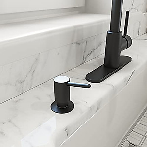 BOCCHI Tronto 2.0 Matte Black Kitchen Sink Soap Dispenser