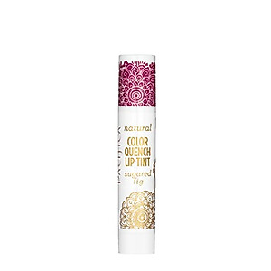Pacifica Beauty, Color Quench Tinted Lip Balm, Sugared Fig, Coconut Oil, Cocoa Seed Butter, Vitamin E, Moisturizer, Dry Cracked Skin, Talc / Mineral Oil / Paraben Free, Vegan & Cruelty Free