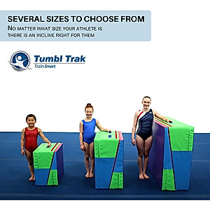 Tumbl Trak Folding Incline Cheese Mat, Bright Pastel, 24 in x 48 in x 14 in