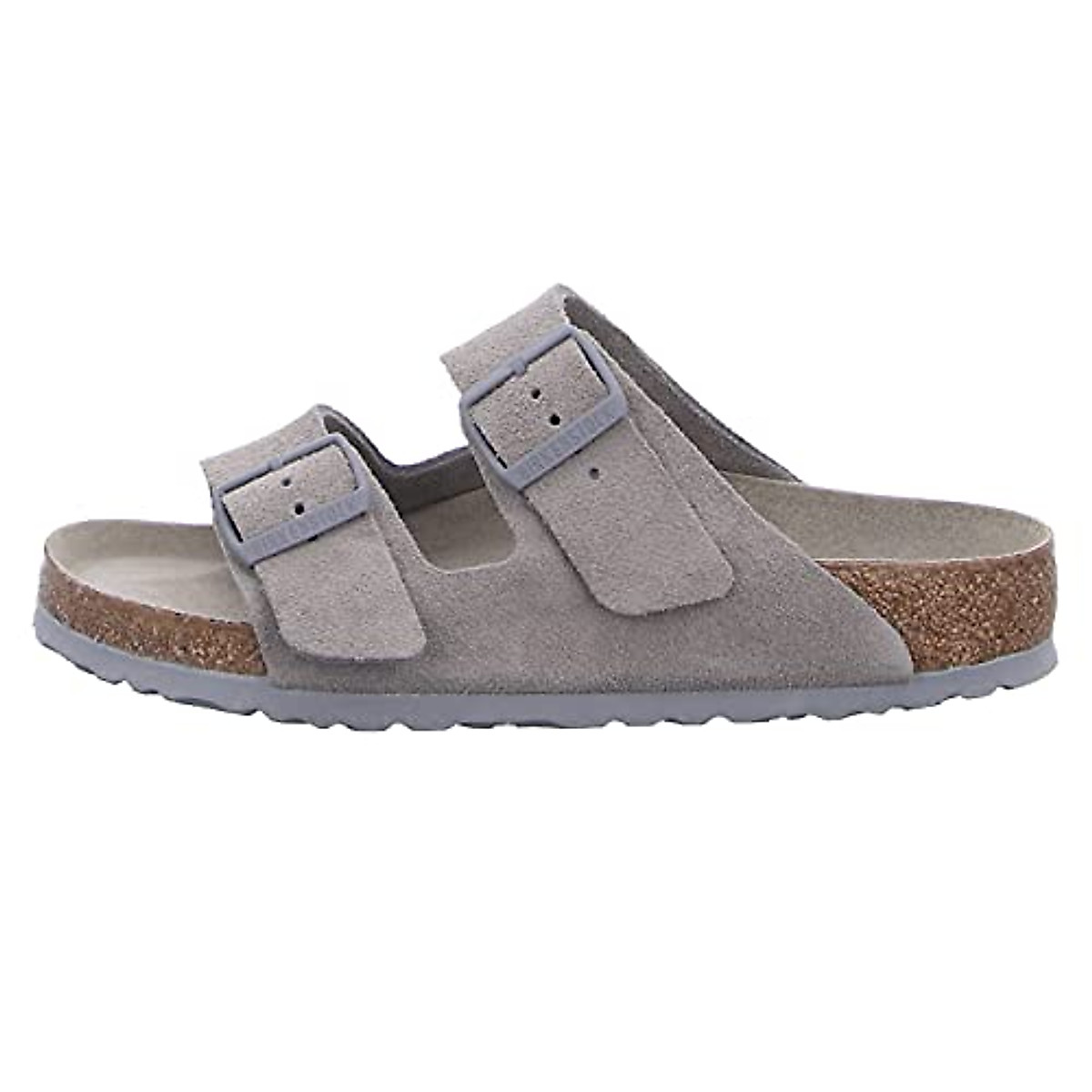BIRKENSTOCK Unisex's Slides, Gray, 42 EU
