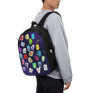 Tofingomis Bookbag Casual Backpack Teenagers Daily Backpack Adult Travel Backpack Computer Bag
