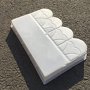 Garden Simulated Brick Fencing Cement Mold Fence Stone Mold Courtyard Lawn Mould Maker for Garden Yard Home